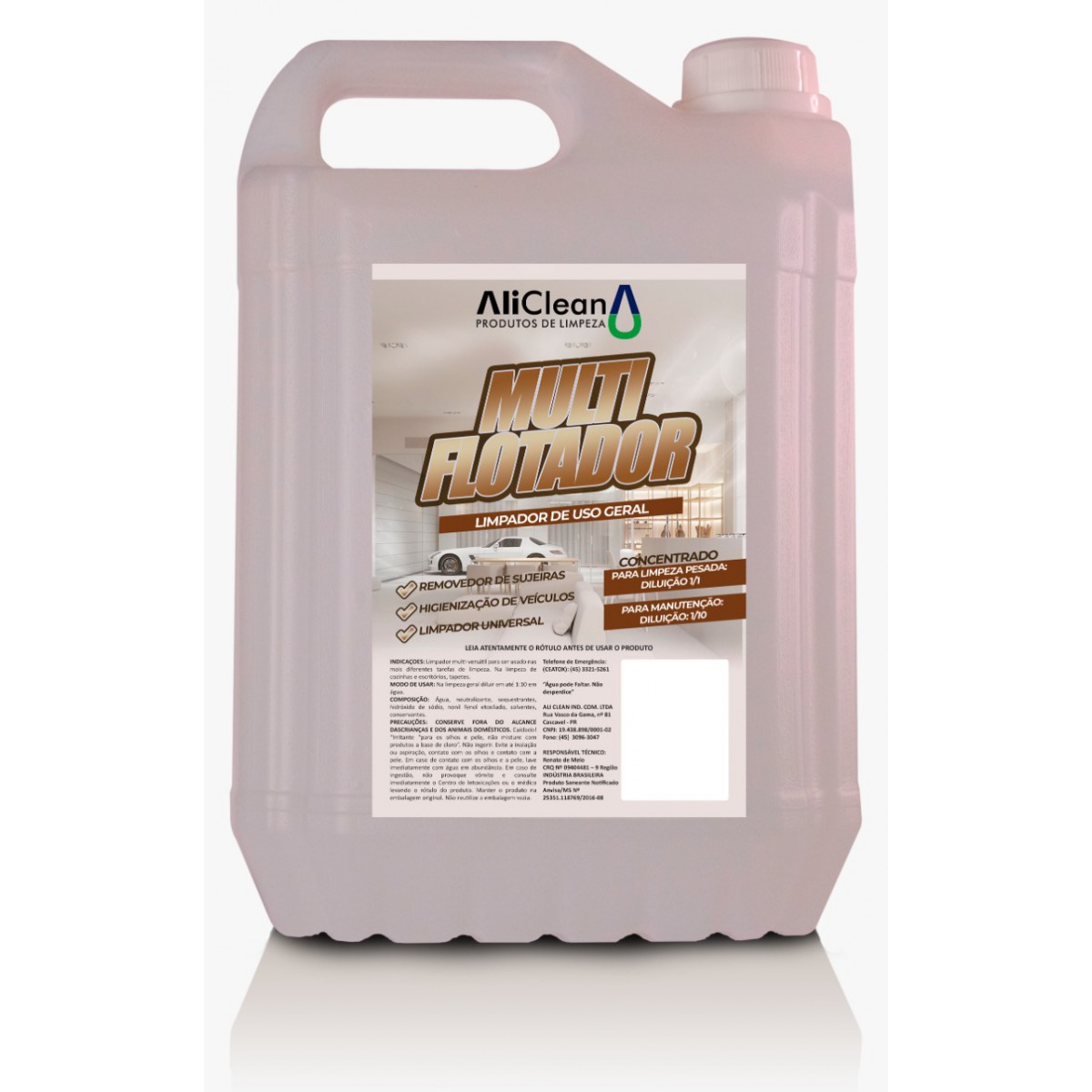 Hiprolim - Higiene Profissional em Limpeza | Multi Flotador 5L- Ali Clean