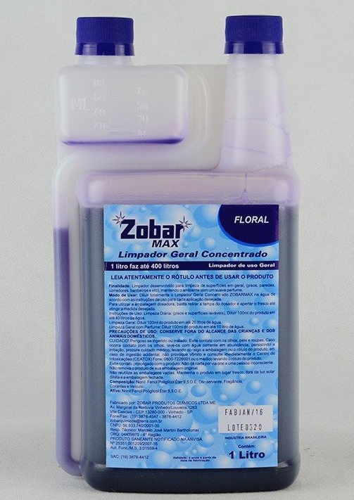 Hiprolim - Higiene Profissional em Limpeza | Zobar Limpador Concentrado ...
